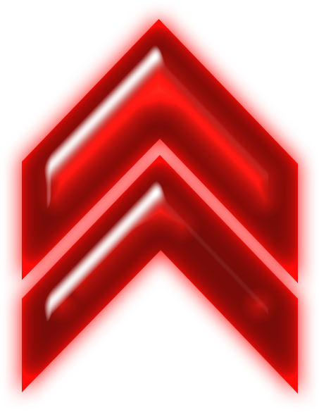 Download Transparent Double Arrow Neon Red Up - Neon Arrow Red Png - PNGkit