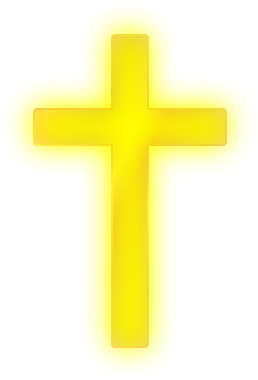 Download Glowing Cross Transparent Background - Full Size PNG Image ...