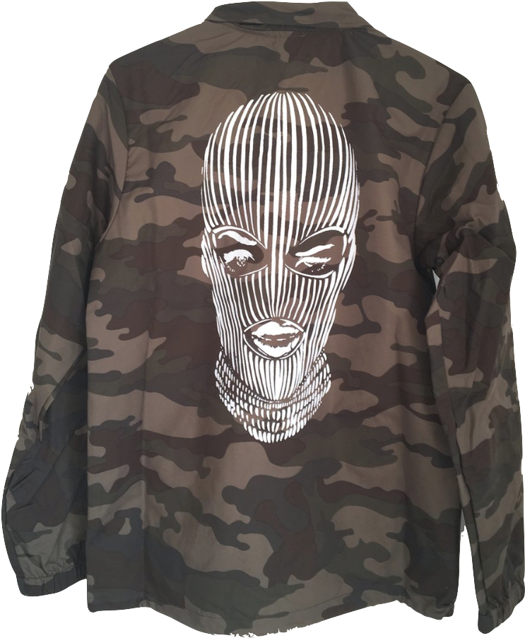 Download Camo Ski Mask Windbreaker - Woodland Camo Ski Mask Camouflage ...