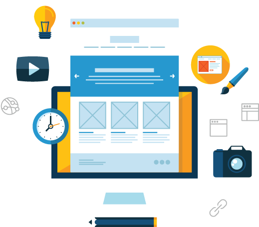 Download Internet Marketing - Free Flat Illustration Web Design Png ...