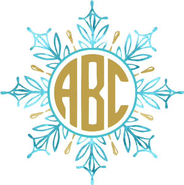Download Snowflake Monogram - Pumpkin Monogram Svg Free - Full Size PNG ...