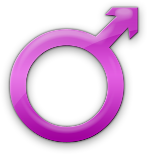Download "dear Emma Clarke, Do You Do Men" - Male Gender Symbol Pink ...