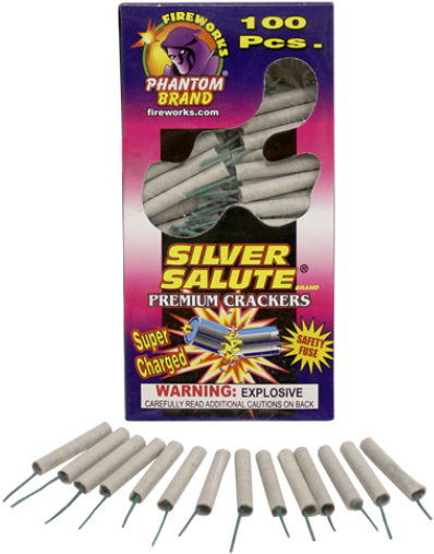 Download Silver Salute Firecrackers 100 Pack(case Pack - Phantom Silver ...