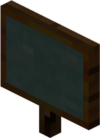 Download Minecraft Chalk Board Mod - Full Size PNG Image - PNGkit