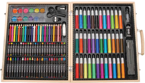 Download View Larger Image - Portable Art Set - Full Size PNG Image ...