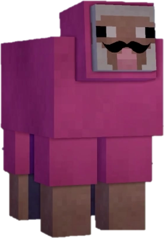 Download Pink Sheep - Pink Sheep With Mlg Glasses - Full Size PNG Image ...