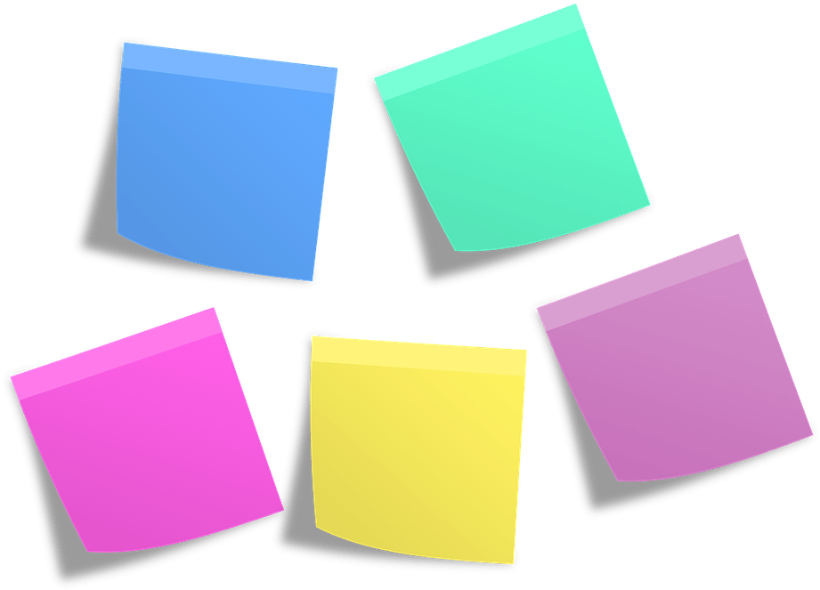 Download Transparent Objects - Transparent Background Sticky Note Png ...