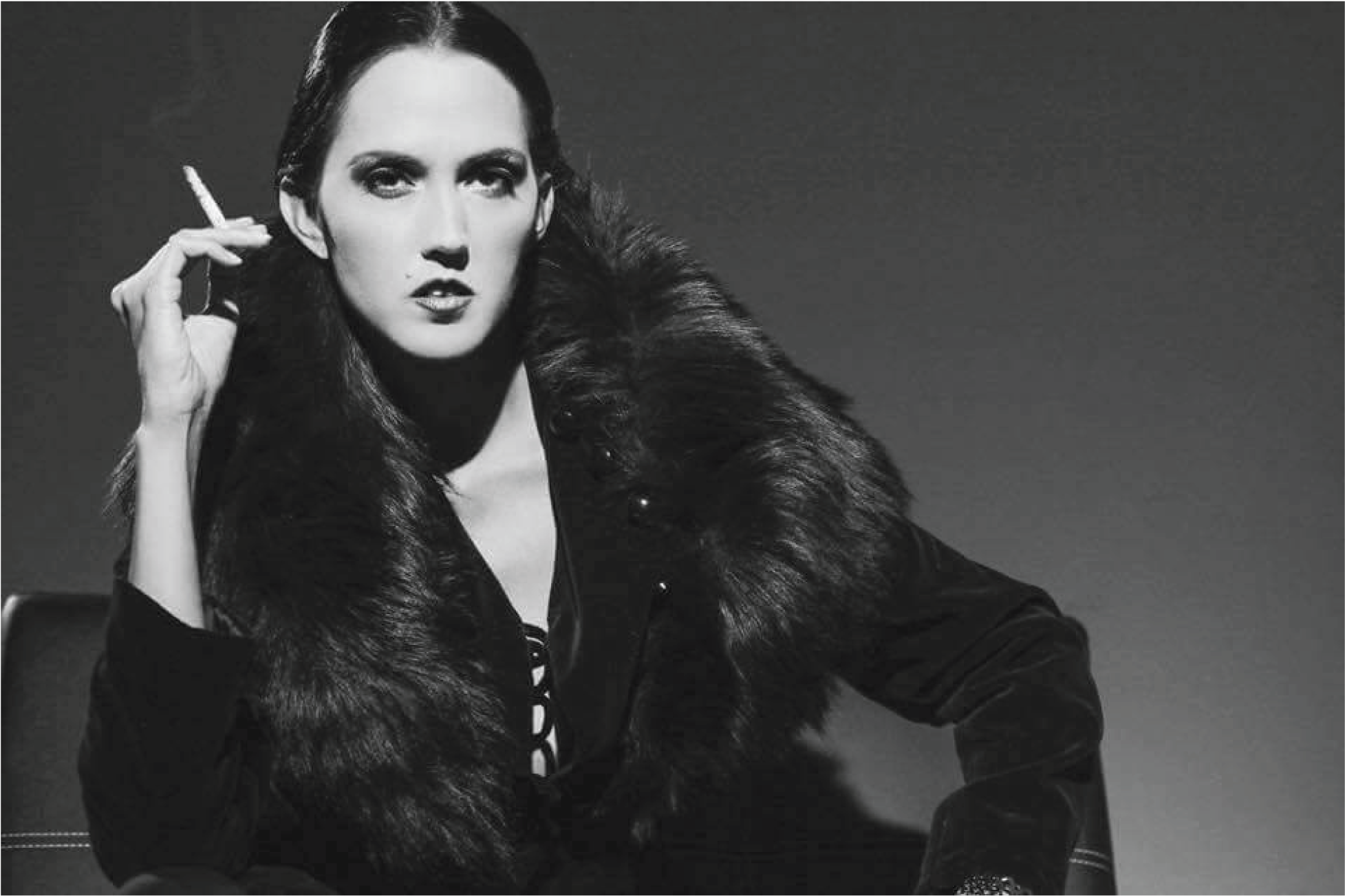 Download Editorial Model Smoking Black And White Photography - Full ...