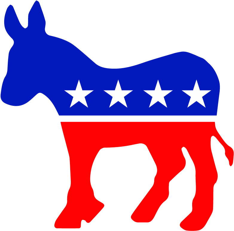 Download Transparent Democratic Party Donkey Vector Logo - Democratic ...