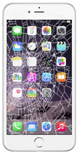 Download Broken Iphone Png - Cracked Iphone 6 Png - Full Size PNG Image ...