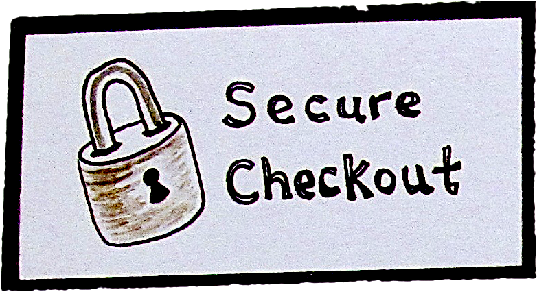 Download Secure Checkout - Calligraphy - Full Size PNG Image - PNGkit