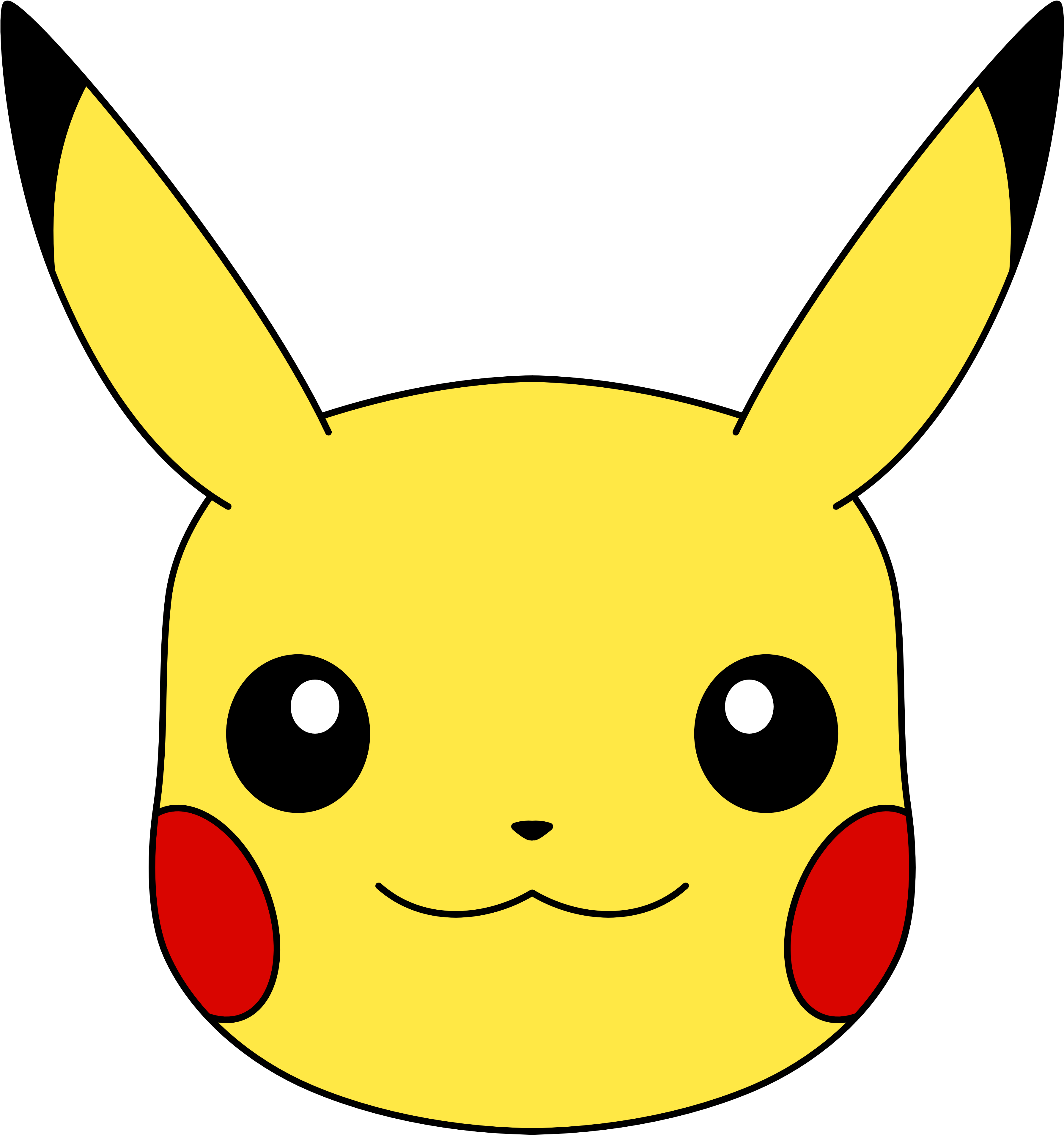 Download Pikachu Face Png Transparent Pikachu Face - Pikachu Face ...
