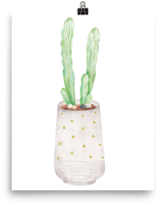 Download Cute 'lil Cactus Poster - Cactus - Full Size PNG Image - PNGkit