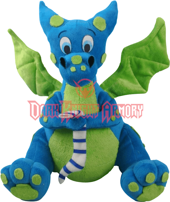 Download Blue Dragon Plush - Stuffed Toy - Full Size PNG Image - PNGkit