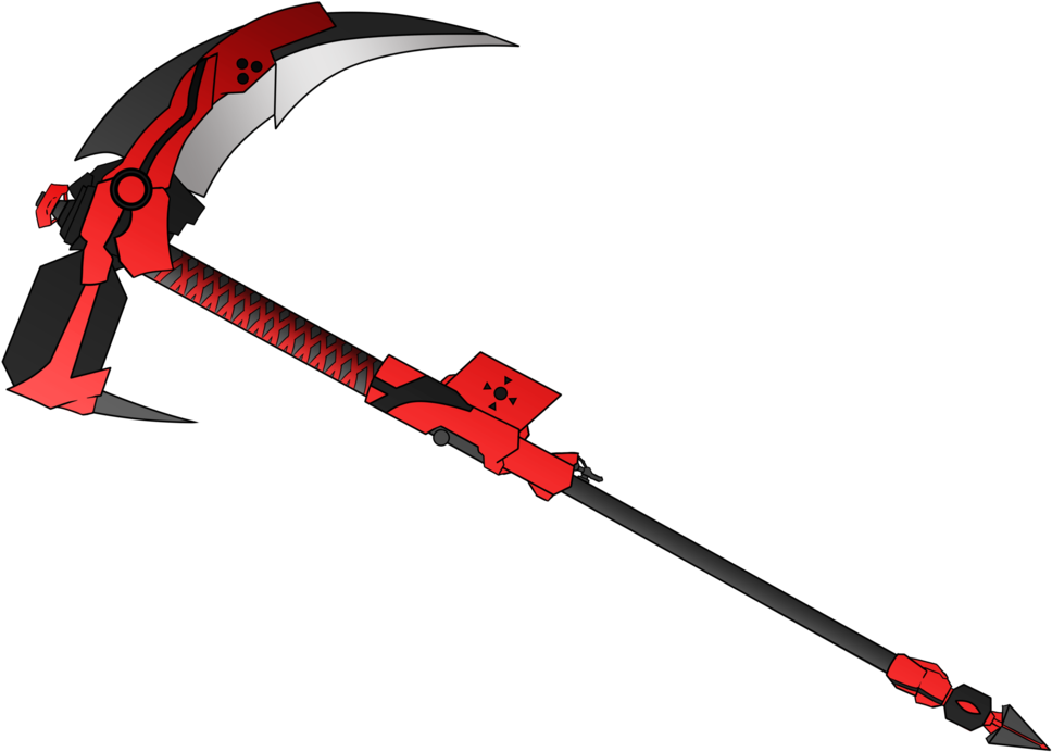 Download Crescent Rose Scythe - Rwby's Weapon - Full Size PNG Image ...