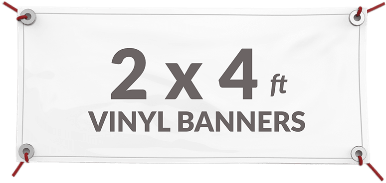 Download Custom Custom 2' X 4' Banners - 4 X 6 Sign - Full Size PNG ...