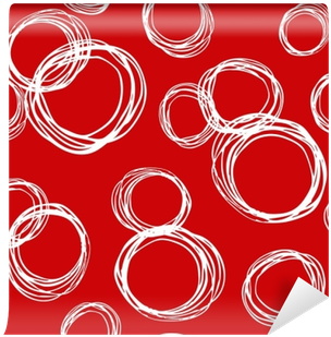 Download Seamless Pattern With Hand Drawn Circles Wall Mural - Pattern ...