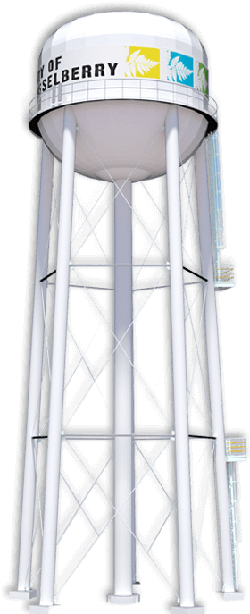 Download Water-tower - Water Tower Transparent - Full Size PNG Image ...