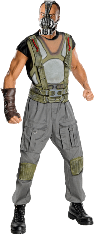 Download Dark Knight Rises Bane Costume Rubies - Full Size PNG Image ...