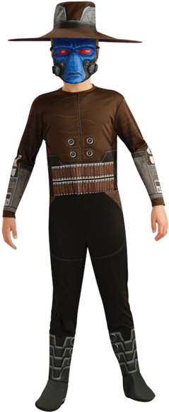 Download The Child Cad Bane Star Wars Costume Includes A Black - Childs ...