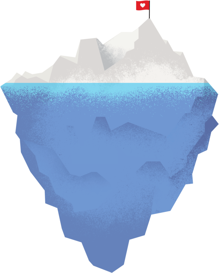 Download Iceberg Transparent Cartoon - Iceberg Png - Full Size PNG ...