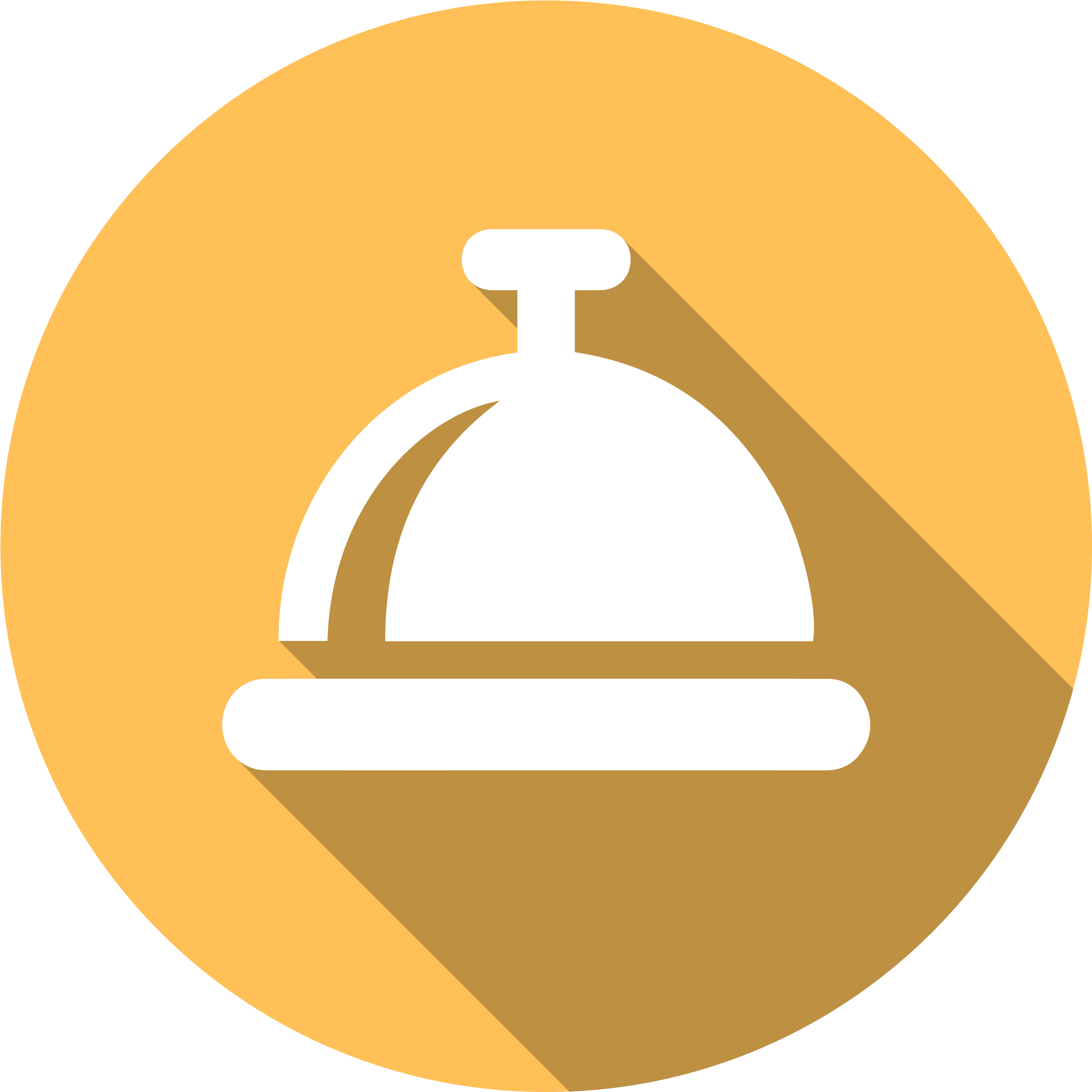 Download Icon Of A Bell - Hospitality Icon Transparent - Full Size PNG ...