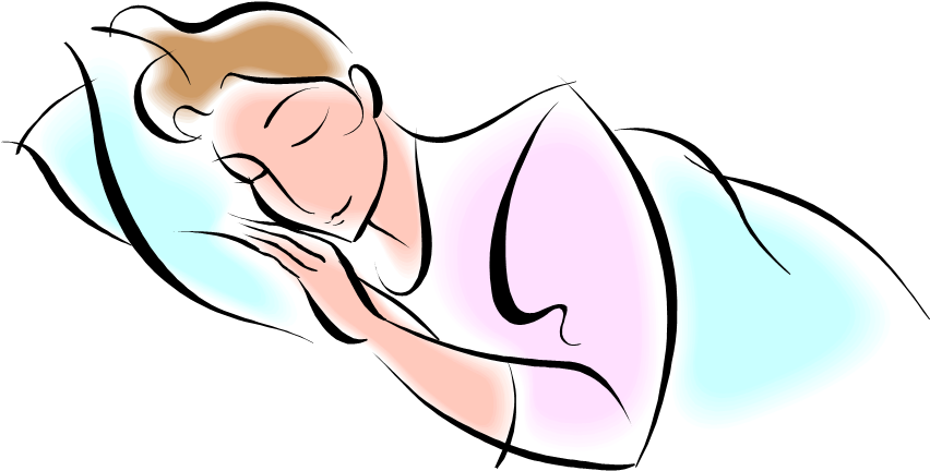 Download Animated Woman Sleeping - Sleep Cartoon - Full Size PNG Image ...