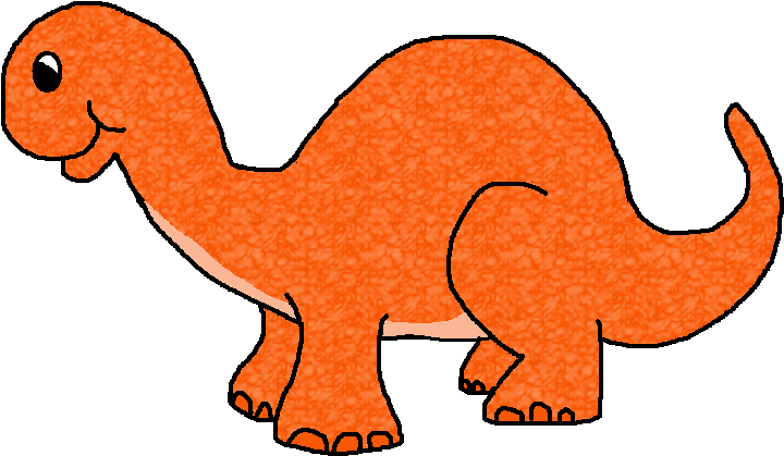 Download Dinosaurs Clipart Orange Dinosaur - Orange Dinosaur Clipart ...