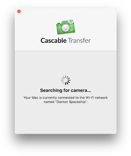 Download Cascable Transfer's 'searching For Camera' Screen - Paper Product - Full Size PNG Image ...