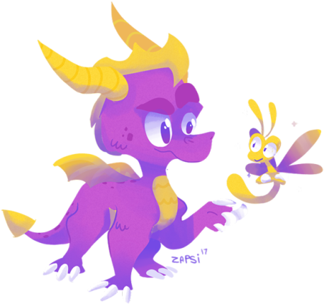 Download Transparent A Messy Spyro Doodle - Cartoon - PNGkit