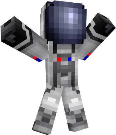 Download Transparent Astronaut Suit Png - Minecraft Spaceman Png - PNGkit
