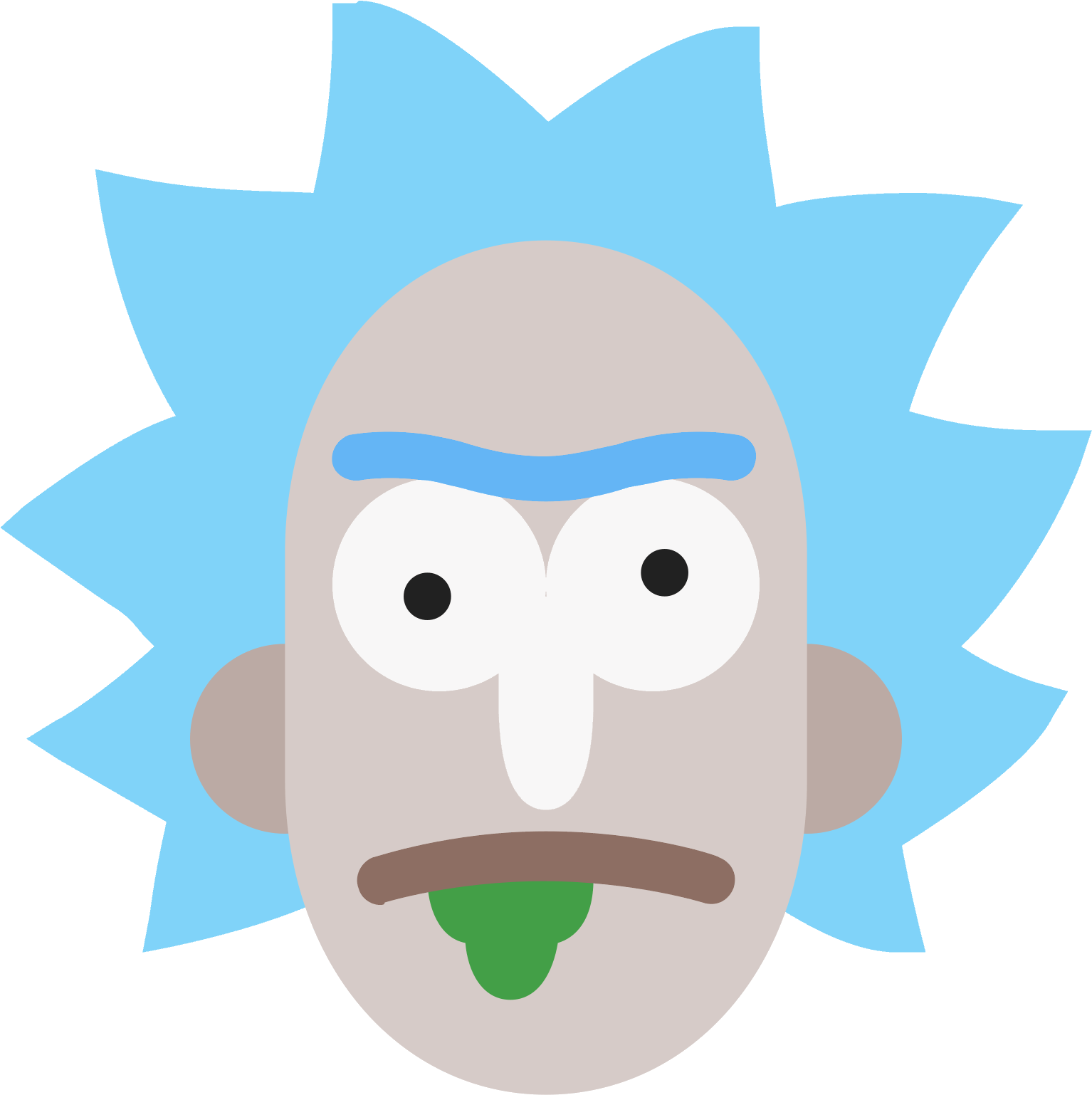 Download Rick Sanchez Icon - Rick Icon - Full Size PNG Image - PNGkit