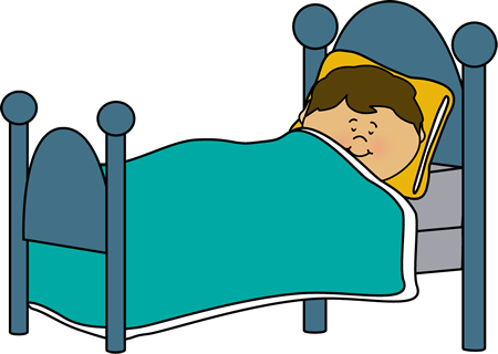 Download Bed Clipart For Kid - Boy Sleeping In Bed Clipart - Full Size ...