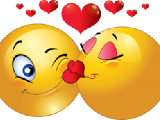 Download Kiss Smiley Clipart Hearts - Chat Theme For Hike Love - Full ...