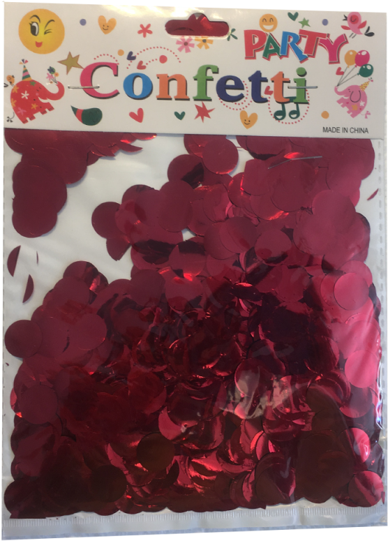 Download Round Shape Confetti Foil 1,5 Cm Red - Blue - Full Size PNG ...