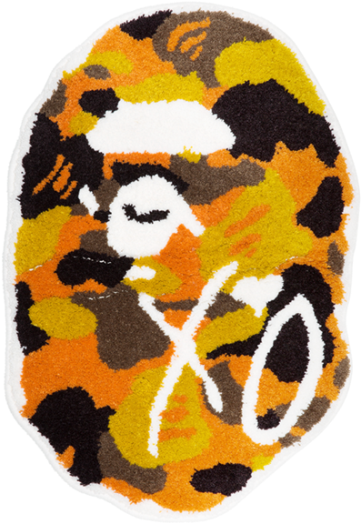 Download Bape® X Xo Camo Rug Mat - Bape Xo Logo - Full Size PNG Image ...
