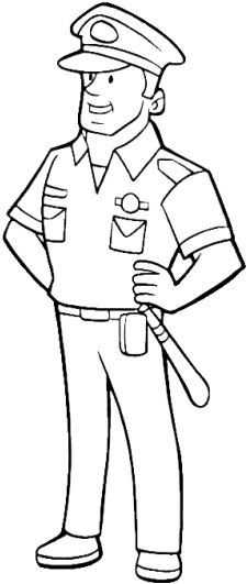 Download Police Drawing At Getdrawings - Policeman Drawing - Full Size ...