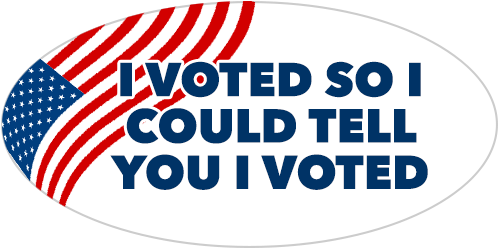 Download I Voted Stickers - Funny I Voted Stickers - Full Size PNG ...