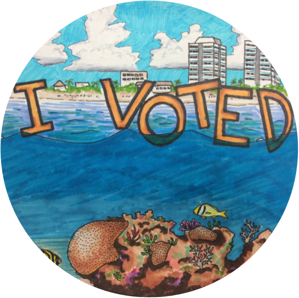 Download And The "i Voted" Sticker Contest Winner Is - Voting - Full ...