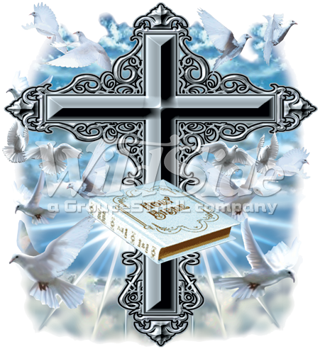 Download Holy Bible Doves Cross - Holy Bible And Cross - Full Size PNG ...