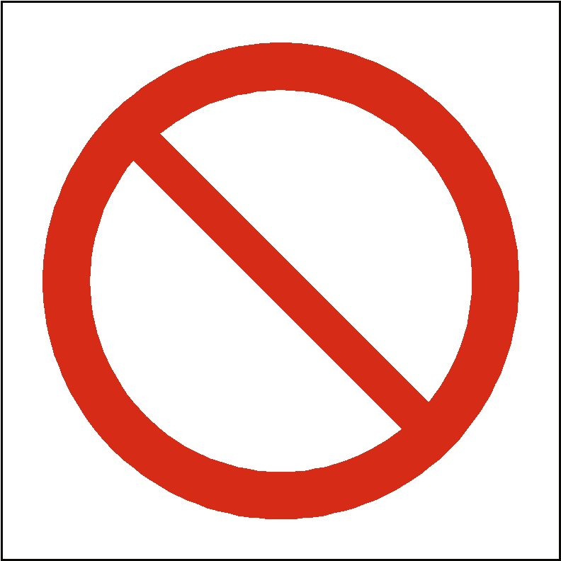 Download Prohibition Symbol Signs Pvc - Transparent Prohibition Sign ...
