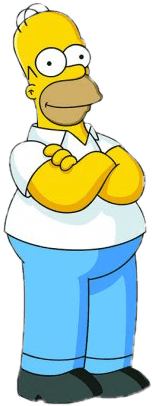 Download Download - Homer Simpson Arms Crossed - Full Size PNG Image ...