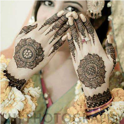 Download Mehndi - Back Hand Flower Mehndi Design - Full Size PNG Image ...