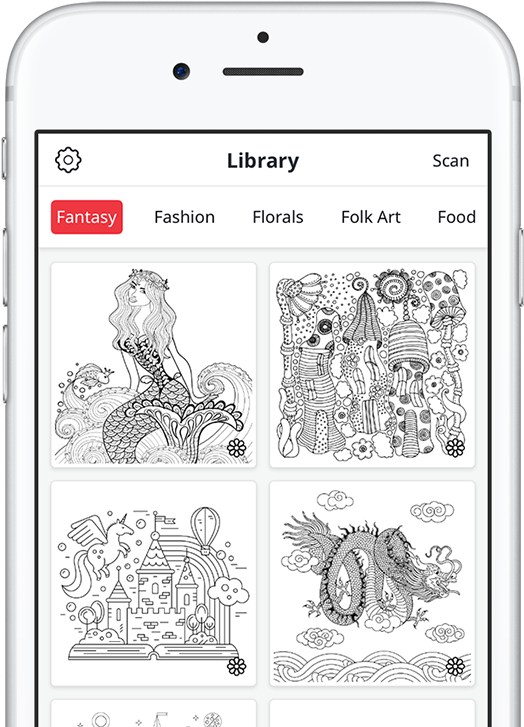 Download 2000 Handcrafted Coloring Illustrations - Recolour Templates ...