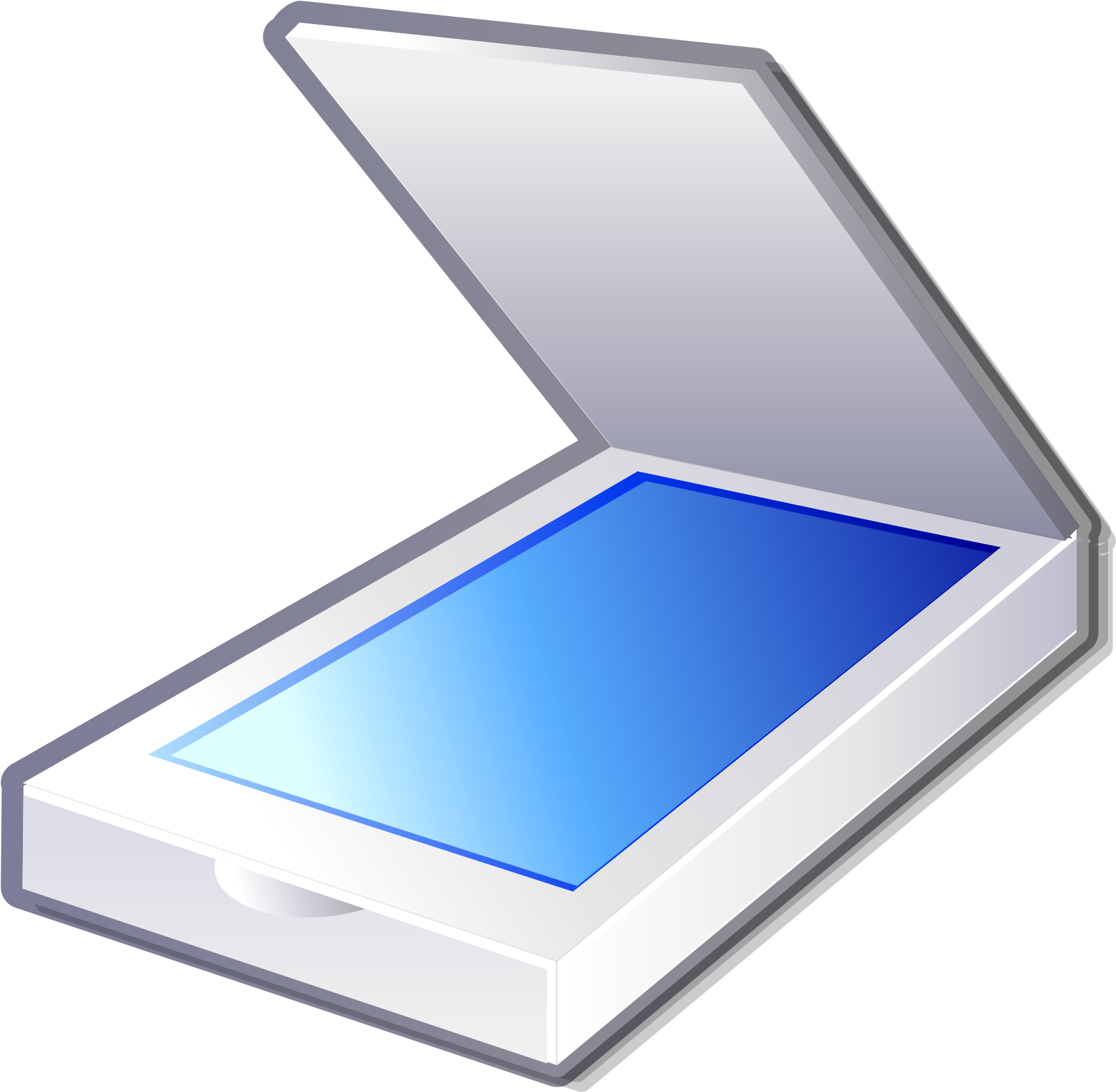 Download Cartoon Flatbed Scanner - Canon Scanner Icon - Full Size PNG ...