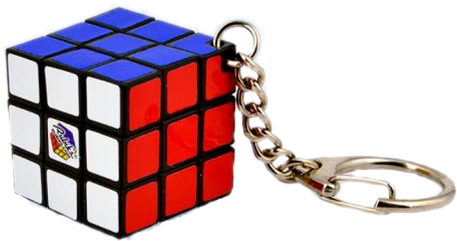 Download Rubik's Cube Key Ring - Rubik's Cube Keychain - Full Size PNG ...