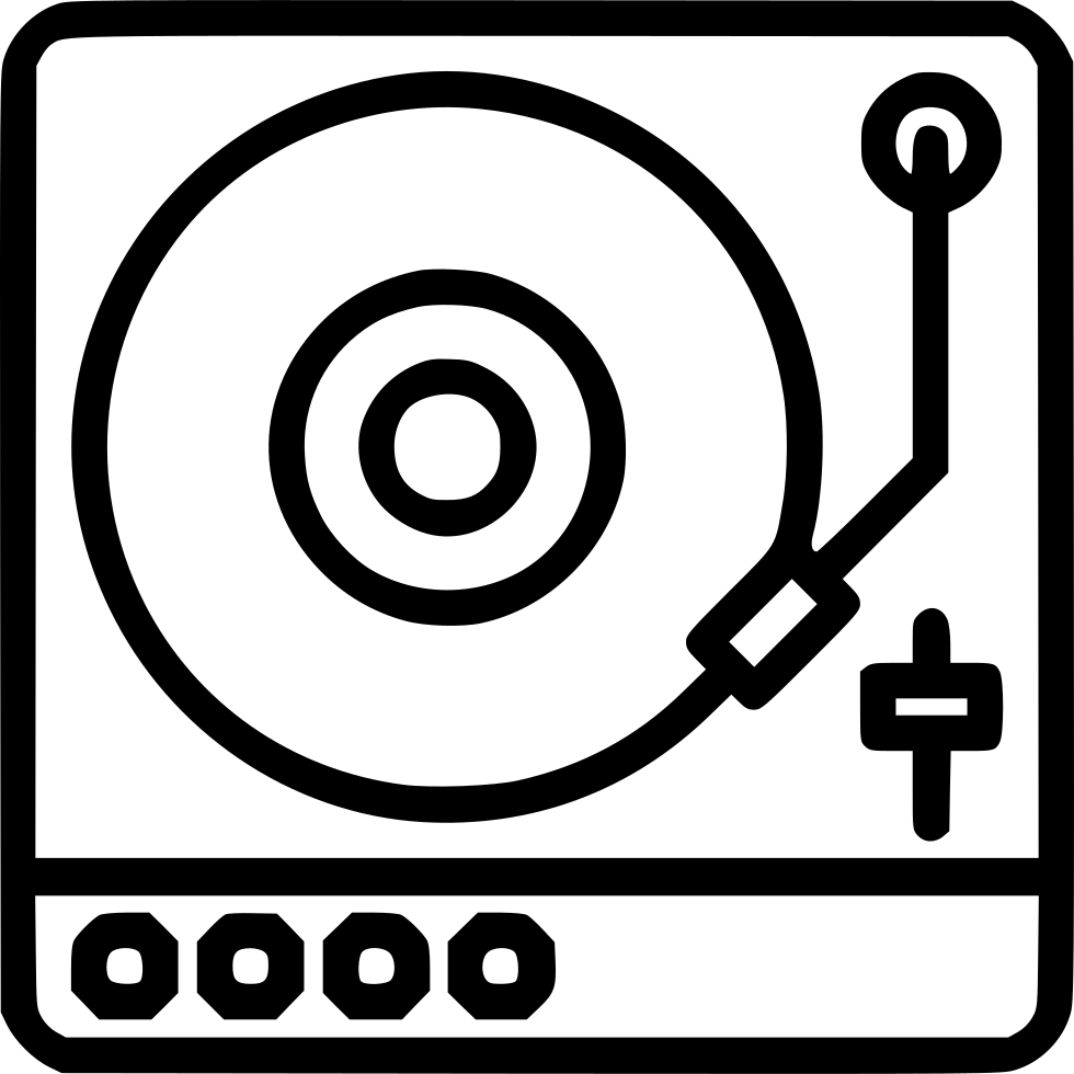 Download Turntable Free Icon - Turntable Svg - Full Size PNG Image - PNGkit
