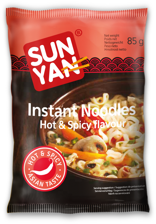 Download New Flavors - - Sun Yan Hot & Spicy - Full Size PNG Image - PNGkit