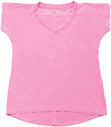 Download Burnout Pink High Low T Shirt - T-shirt - Full Size PNG Image ...