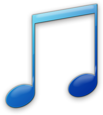 Download Light Blue Clipart Music Note - Blue Music Note Transparent ...